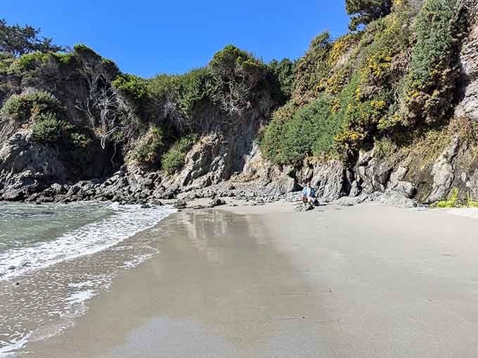 When the cliffs meet the sand, magic happens, and you get a front-row seat for free.