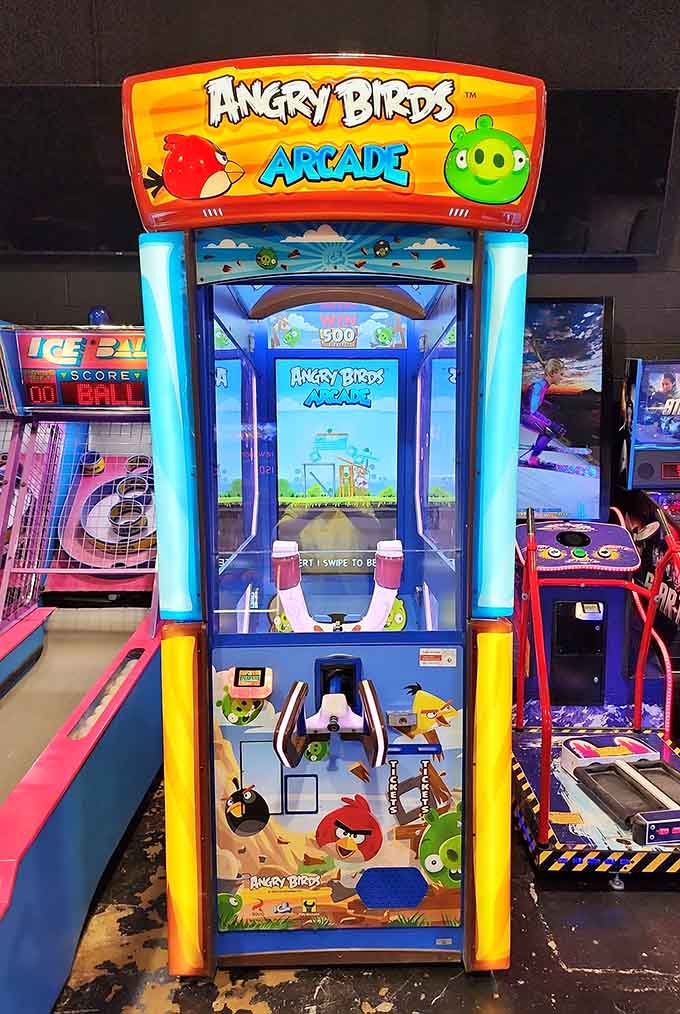 Angry Birds jumped from phone screens to full arcade glory, giving your thumbs a well-deserved break from endless scrolling.