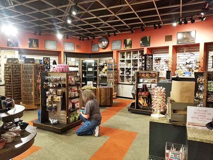 A gift shop where you can actually find thoughtful souvenirs instead of just tacky tourist trinkets.