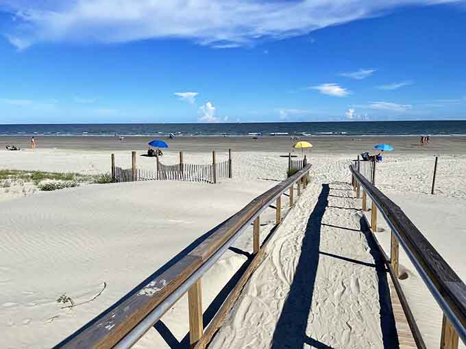 The kind of pristine shoreline that makes you want to cancel all your plans and become a professional beach bum.