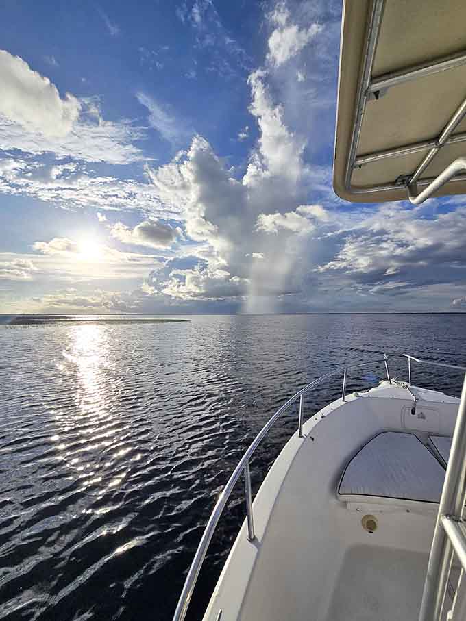 From the bow of a boat, Lake Tohopekaliga looks like it goes on forever, which is exactly the point.