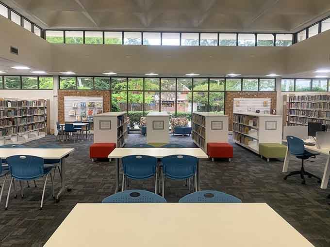 Scotland County Memorial Library's modern interior proves small towns can have world-class community spaces without the attitude.