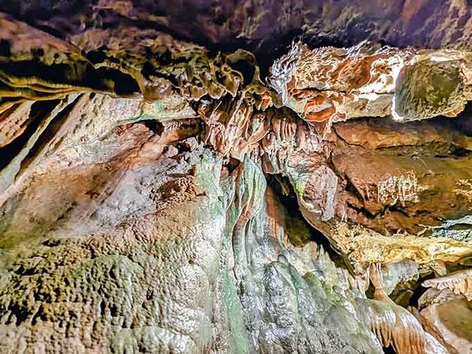 Stalactites and stalagmites create a geological cathedral that makes you wonder why we ever bothered building our own fancy buildings.