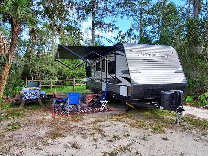 Camping with modern conveniences beats roughing it like our grandparents did, and there's no shame in that.