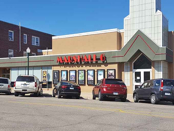The Marshall 6 Theatre keeps ticket prices sane so you can actually afford popcorn without refinancing your house.