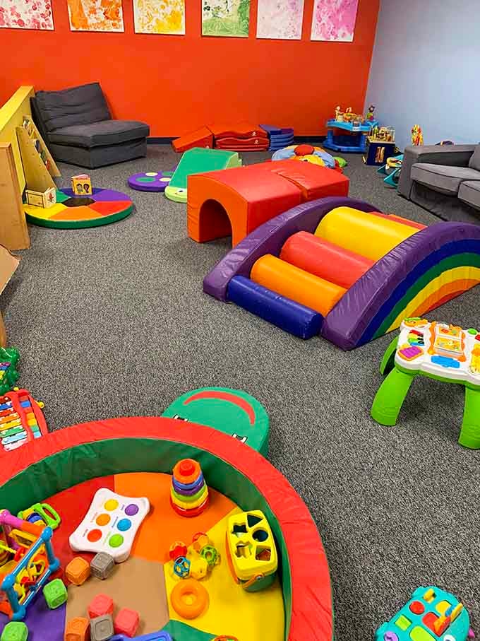 Jam Time's colorful play space proves that someone finally figured out how to make indoor fun look this inviting.