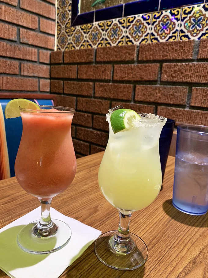 Margaritas that look this good taste even better, especially when you're about to demolish a plate of enchiladas.