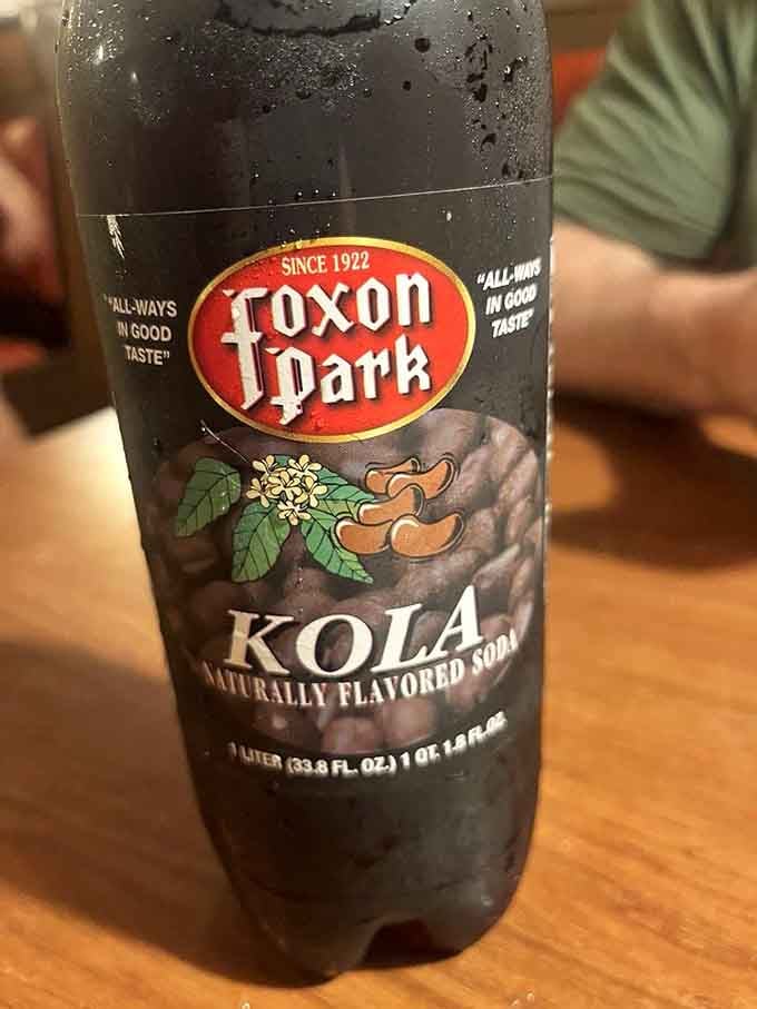 Foxon Park soda is Connecticut's secret handshake, the local favorite that pairs perfectly with every single slice here.