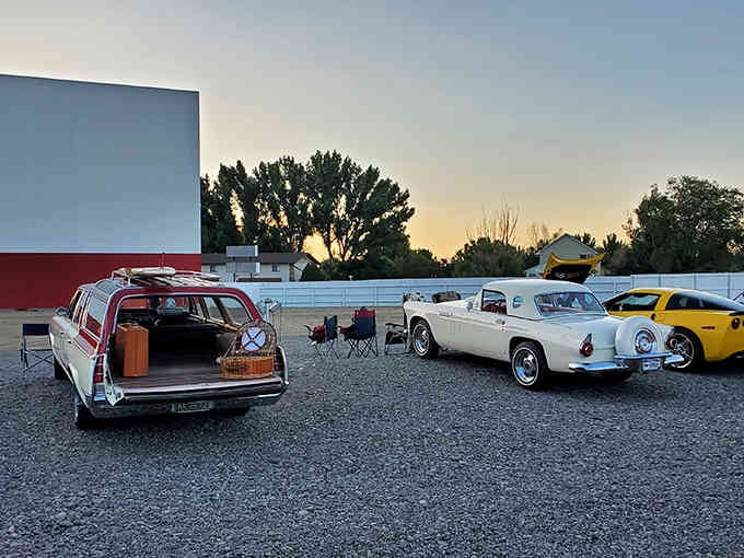 The Star Drive-In Theatre hosts classic cars and movie nights under Colorado skies, nostalgia included free.