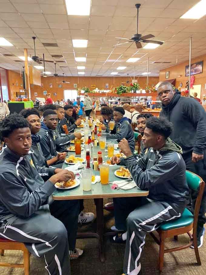 When the whole team shows up hungry, Nelson's has the space and selection to keep everyone happy and fed.