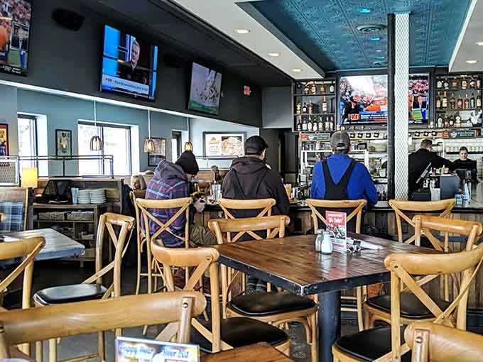 Real people enjoying real food in a space that feels like your favorite neighborhood hangout should feel.