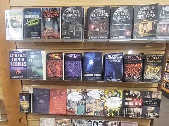 Books about local ghost stories because apparently the Adirondacks have more than just scenic beauty.