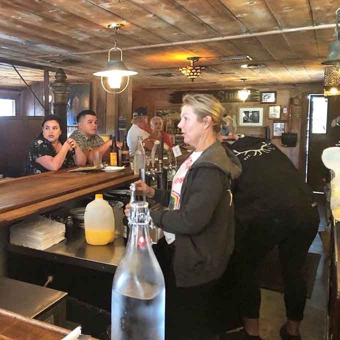 Friendly staff navigate the cozy space, delivering steaks and smiles with equal efficiency and warmth.