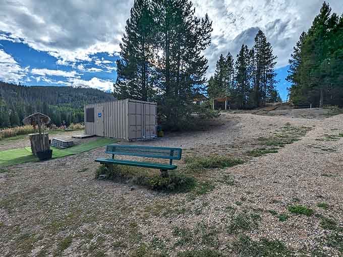 Sometimes the best campsite amenities are the ones nature provides, like views that don't require a screen.
