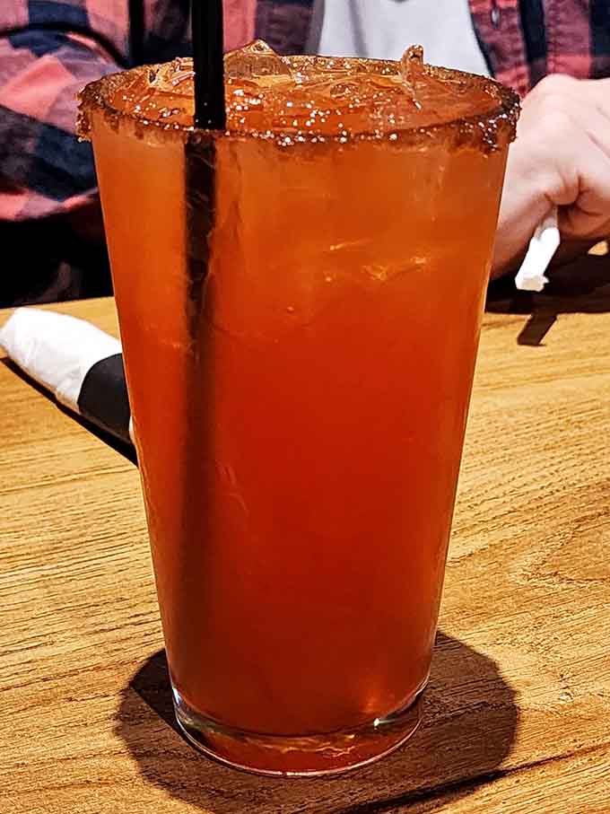That Bloody Mary isn't messing around&mdash;it's the brunch companion that means serious business and delivers serious flavor.