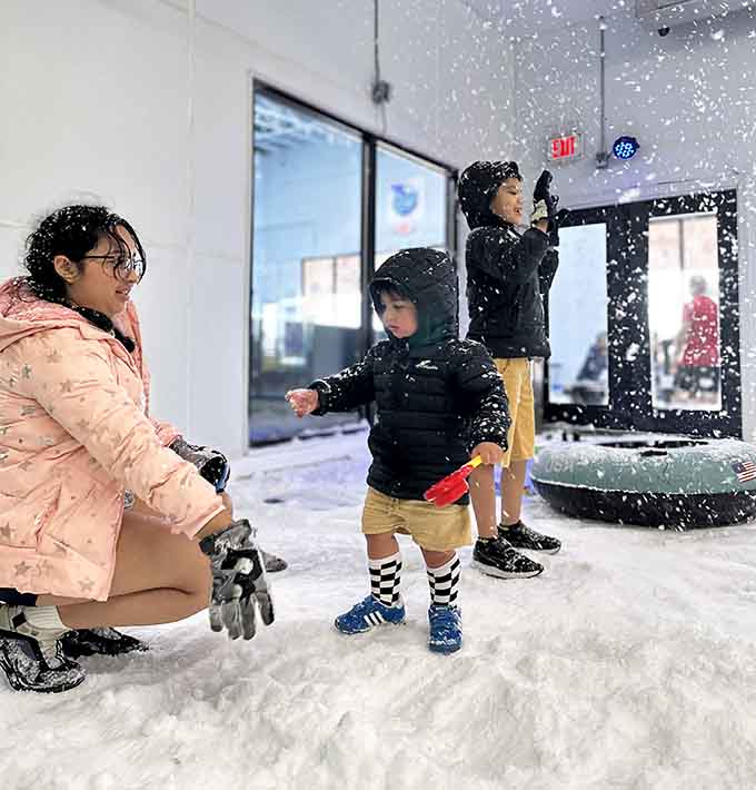 Building snowmen indoors means no frozen fingers and no neighbor judging your lopsided creation. Win-win situation here.
