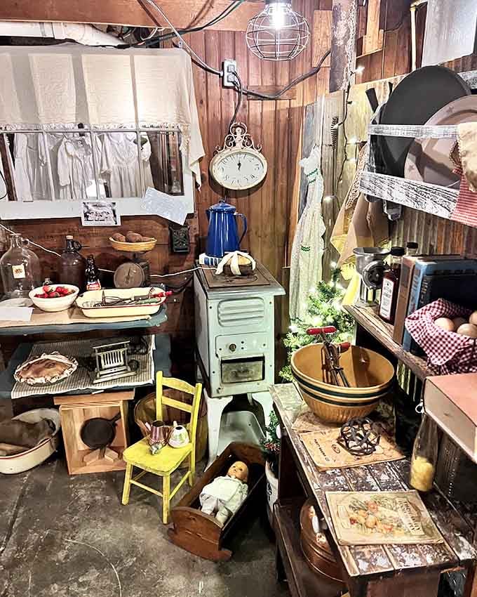 Country Creek Treasures overflows with nostalgic finds that'll transport you straight back to grandma's attic, minus the dust allergies.