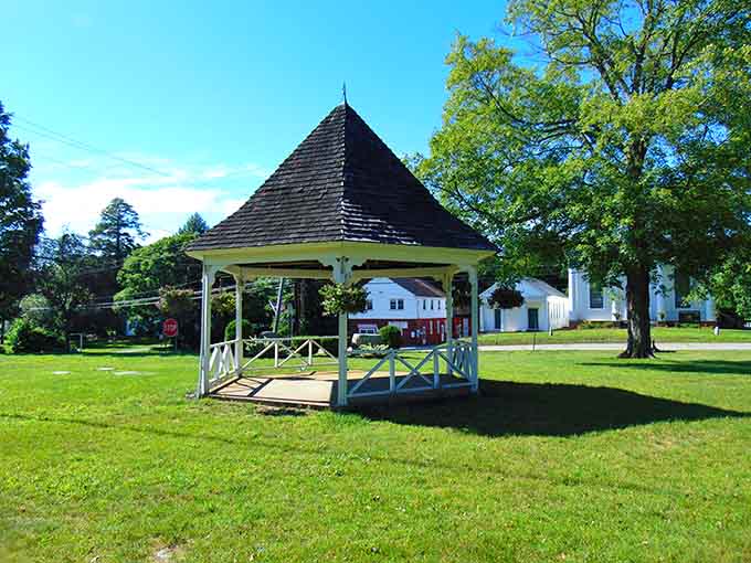 This charming gazebo has hosted more genuine conversations than all of social media combined could ever manage.