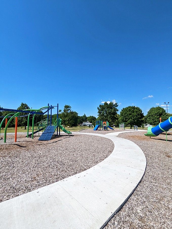 Modern playgrounds in well-kept parks prove Sedalia invests in spaces where families actually want to spend time.