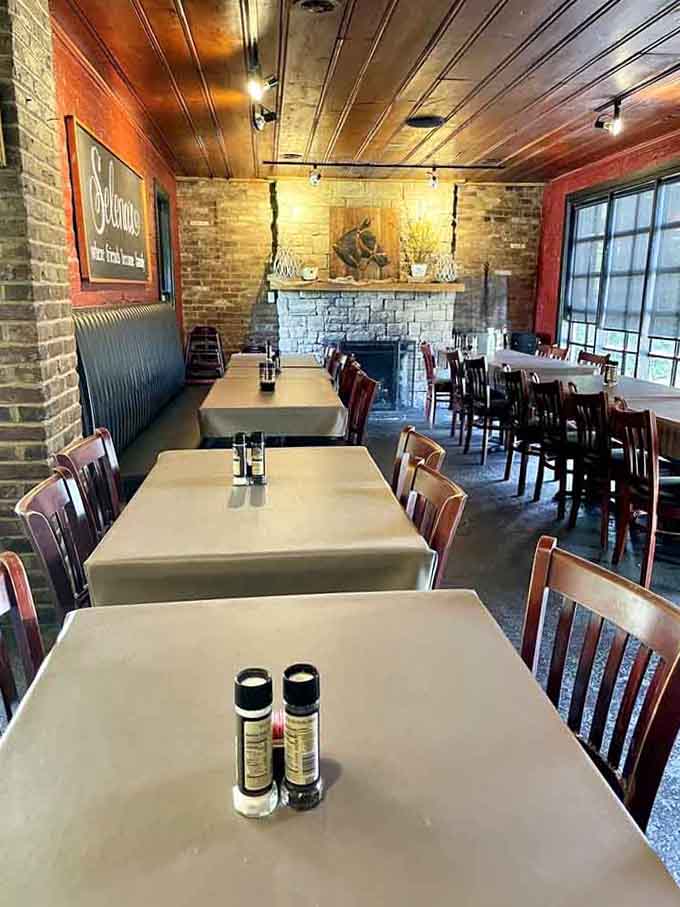 Tables set and ready for diners who know that good food and warm atmosphere make any meal special.