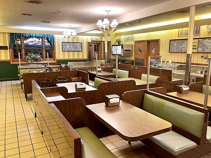 Booth seating that's witnessed countless celebrations, first dates, and the kind of meals that become cherished memories.