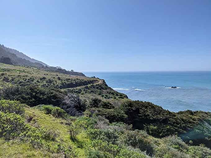 Coastal terraces showcase the kind of views that make every difficult mile completely worthwhile.