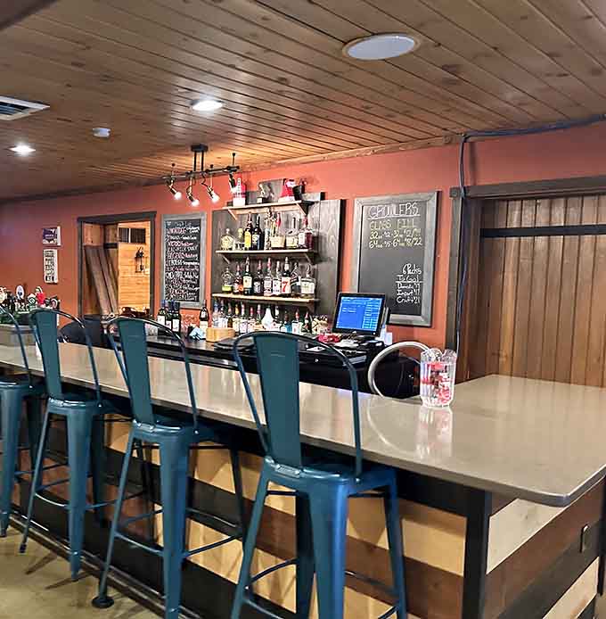 The bar area where you can grab a cold one before diving into serious meat consumption.