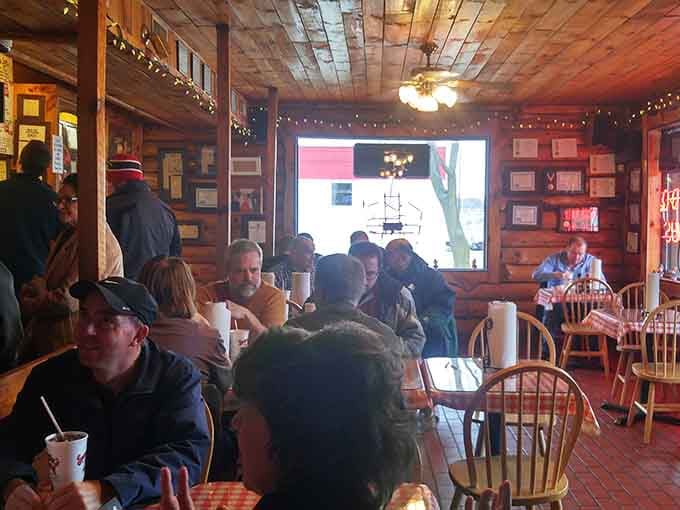 A full dining room on a weekday afternoon speaks louder than any advertisement ever could about quality and consistency.