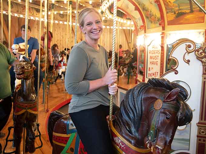 Classic carousel horses never go out of style, unlike that avocado-green kitchen you installed back in the seventies.