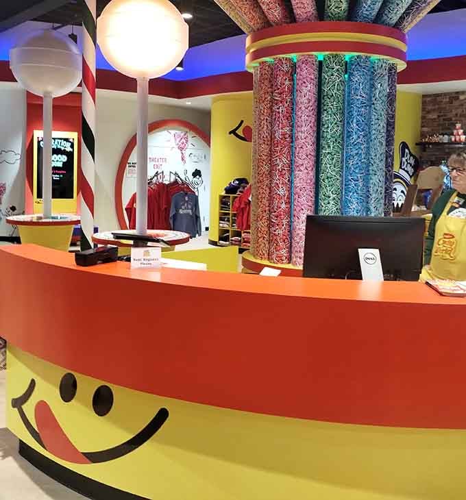 The checkout counter where financial responsibility goes to die, but happiness gets purchased by the pound instead.