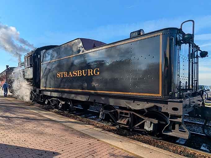 The tender car carries the coal that powers your journey, making this as authentic as steam railroading gets.