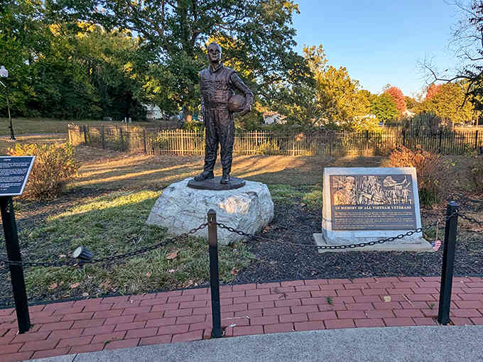 Bronze statues that make you stand up a little straighter just by looking at them.