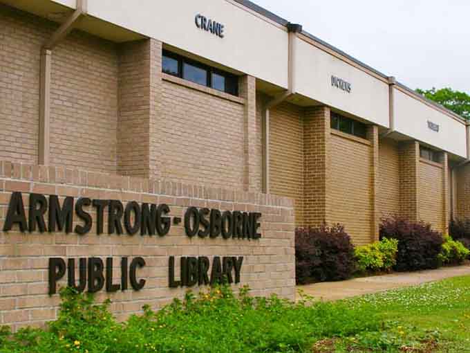 The public library offers free knowledge, air conditioning, and WiFi to anyone smart enough to use it.
