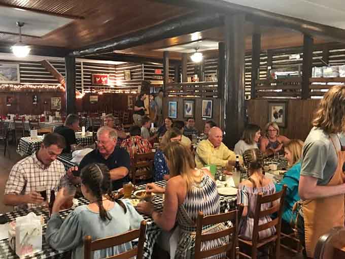 When the dining room's this full, you know the locals have spoken and the verdict is delicious.