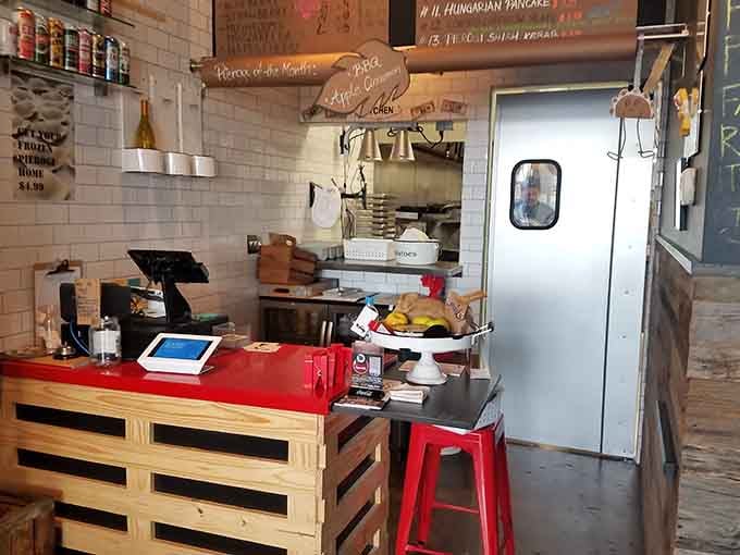 Order at the counter, grab your number, and prepare for handmade happiness to arrive shortly.