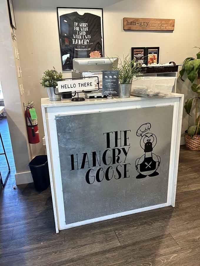 The front counter greets you with charm and a promise of good things to come.