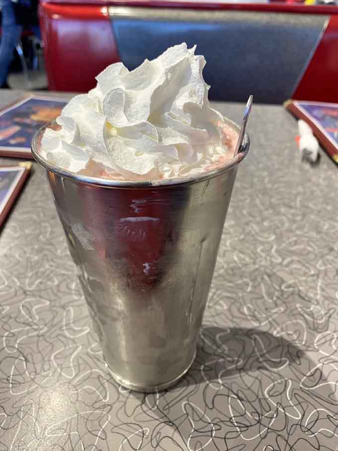 That metal cup overflowing with creamy shake and whipped cream is calling your name loudly.