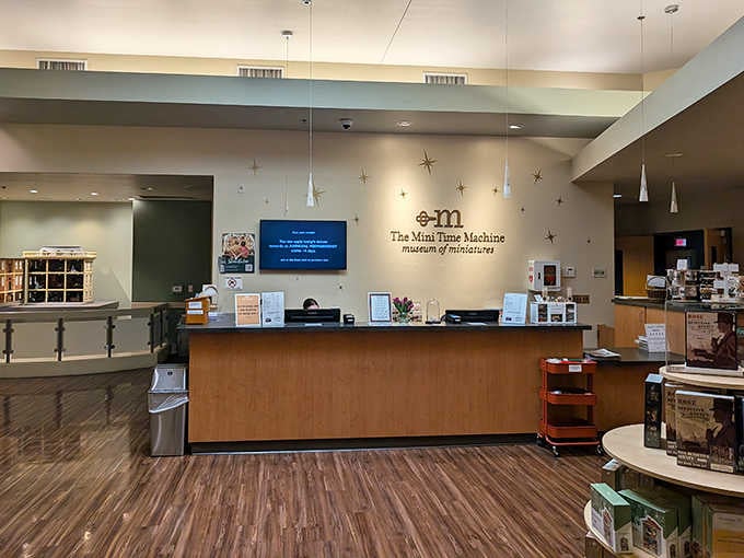 The welcoming reception area where your journey into the world of miniatures officially begins today.