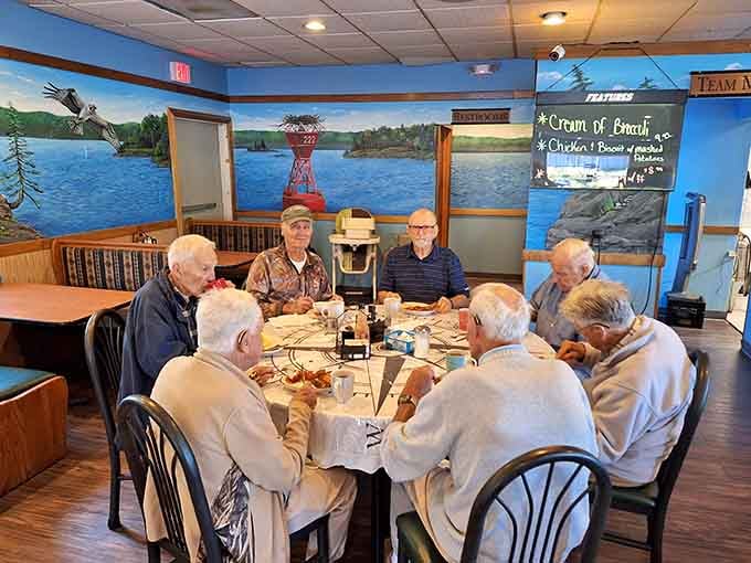 When the regulars gather around the table, you know you've found a special place.