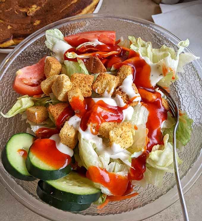 Even the salads here get the royal treatment, proving vegetables can party with the best of them.