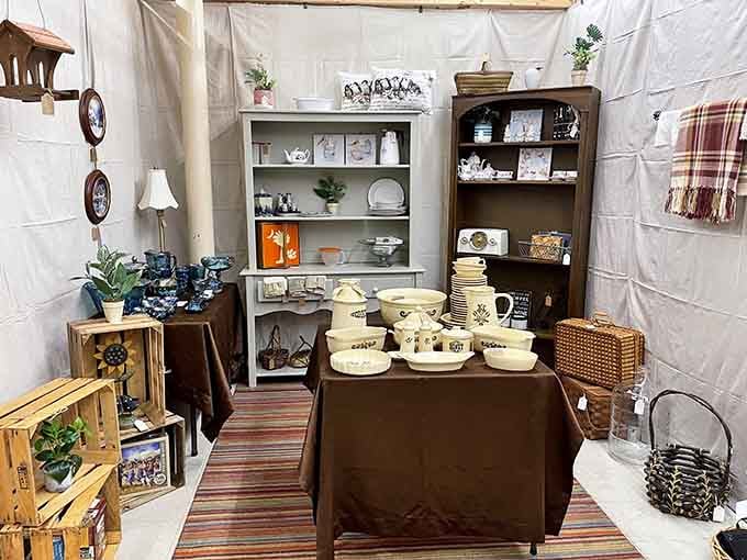 Tryon Antique Mall promises treasure hunting adventures where one person's clutter becomes your vintage collection.