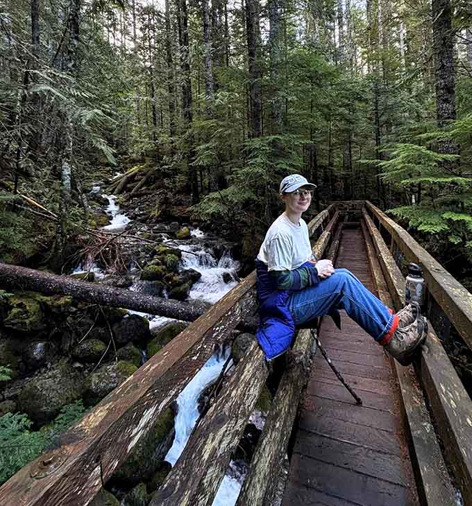Every bridge offers a mandatory photo opportunity, because if you didn't document crossing it, did you really hike at all?