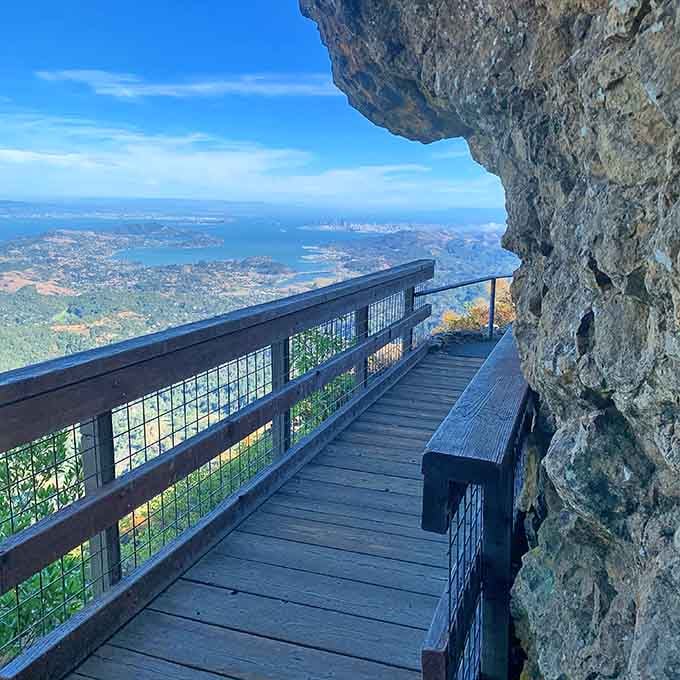 This cliffside viewing platform offers perspectives that make your living room window seem rather inadequate.
