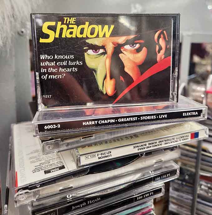 The Shadow knows what evil lurks, and also what incredible deals await in the media section.