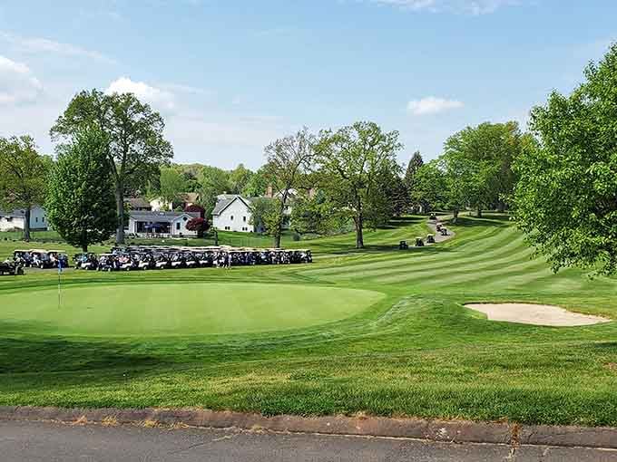 The Wethersfield Country Club's rolling greens look like someone painted them specifically to make you forget your troubles.
