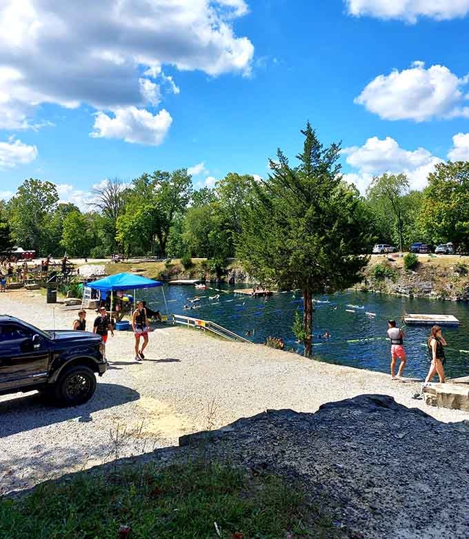 Perfect summer day checklist: blue skies, bluer water, and absolutely zero regrets about the drive here.