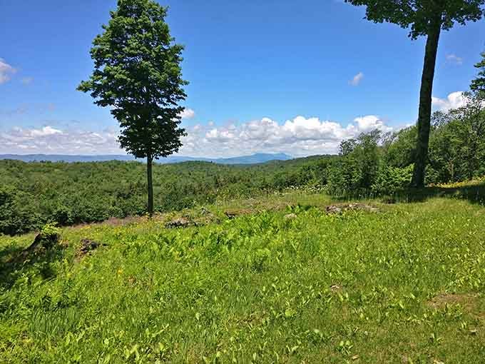 Rolling meadows meet distant mountain views in a landscape that reminds you why New England captured everyone's hearts.