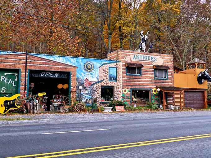 Quirky roadside charm overflows from every corner of this treasure-filled spot where one person's junk became everyone's joy.