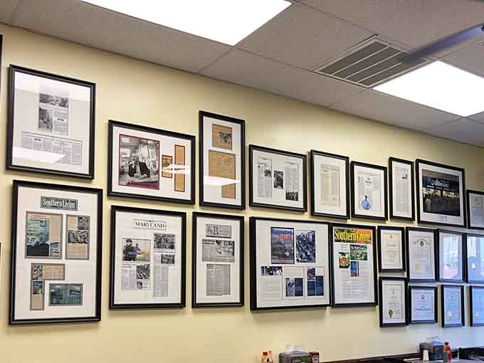 These aren't just newspaper clippings, they're love letters to a deli that earned every accolade.