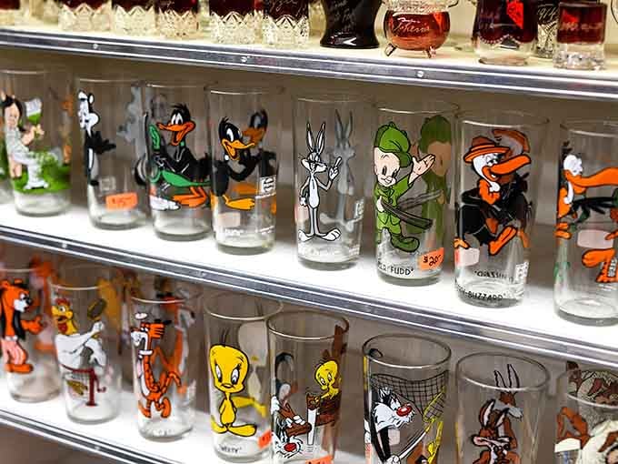 Looney Tunes drinking glasses that turned ordinary milk into Saturday morning cartoon magic for generations of kids.